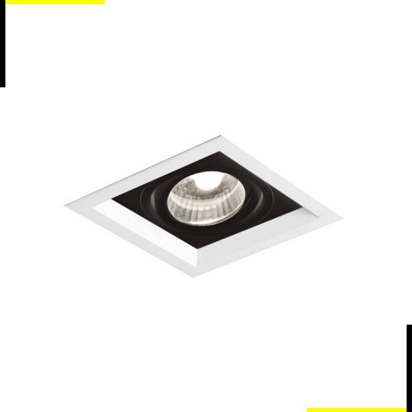 Spot de Embutir Recuado Chanfrado Quadrado PAR20 | New Line