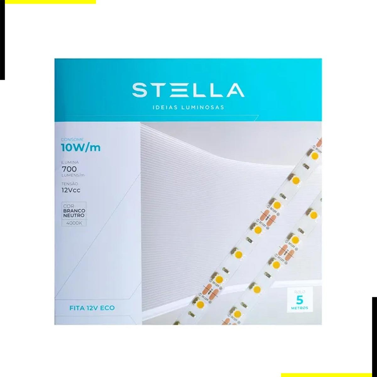 Fita LED Eco 5 metros 10W 12V 4000K | Stella 4000K