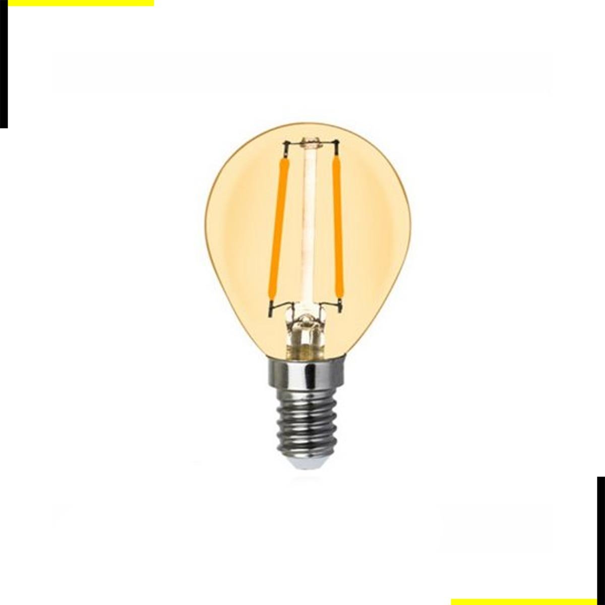 Lâmpada LED Filamento G45 E14 2W 2400K 180LM 220V | StarLux