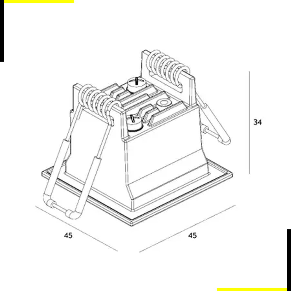 Spot de Embutir LED Picco Orientável 3W - Interlight