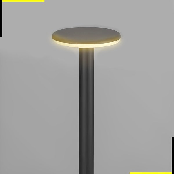 Poste Balizador LED Aura 10W 3000L Luz Amarela 58cm IP65 Bivolt - Opus ...